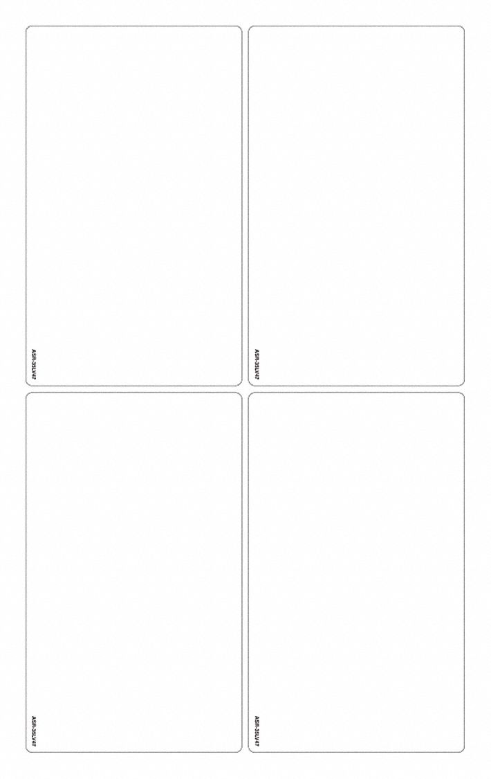 Anti-Static Teslin, Adhesive Sign Mounting, Teslin Antistatic Label,4-1 ...