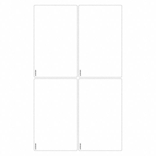 Anti-Static Teslin, Adhesive Sign Mounting, Teslin Antistatic Label,4-1 ...