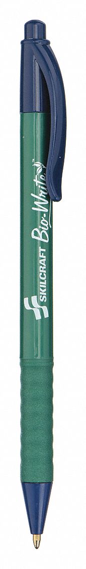 ABILITY ONE, SKILCRAFT® Bio-Write®, Blue, Pen Set - 35LX23|7520-01-578 ...
