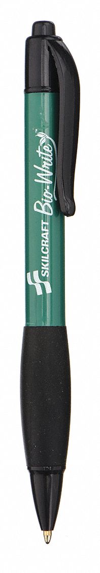 ABILITY ONE, SKILCRAFT® Bio-Write®, Black, Pen Set - 35LX25|7520-01-578 ...