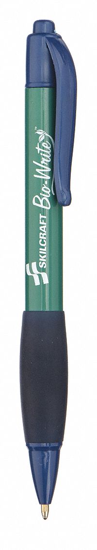 ABILITY ONE, SKILCRAFT® Bio-Write®, Blue, Pen Set - 35LX26|7520-01-578 ...