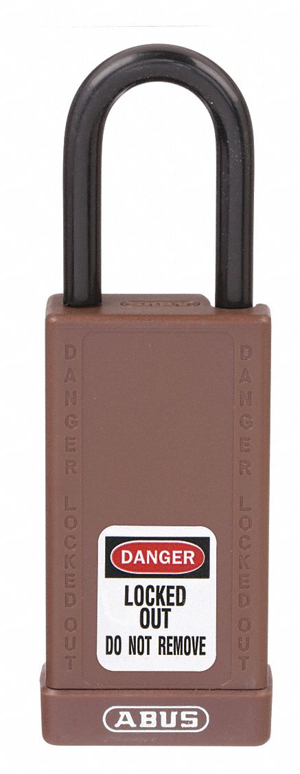 ABUS Candado de Bloqueo Café con 1 llaves Diferente - Candados con Mecanismo de Bloqueo - 35MD51 ...