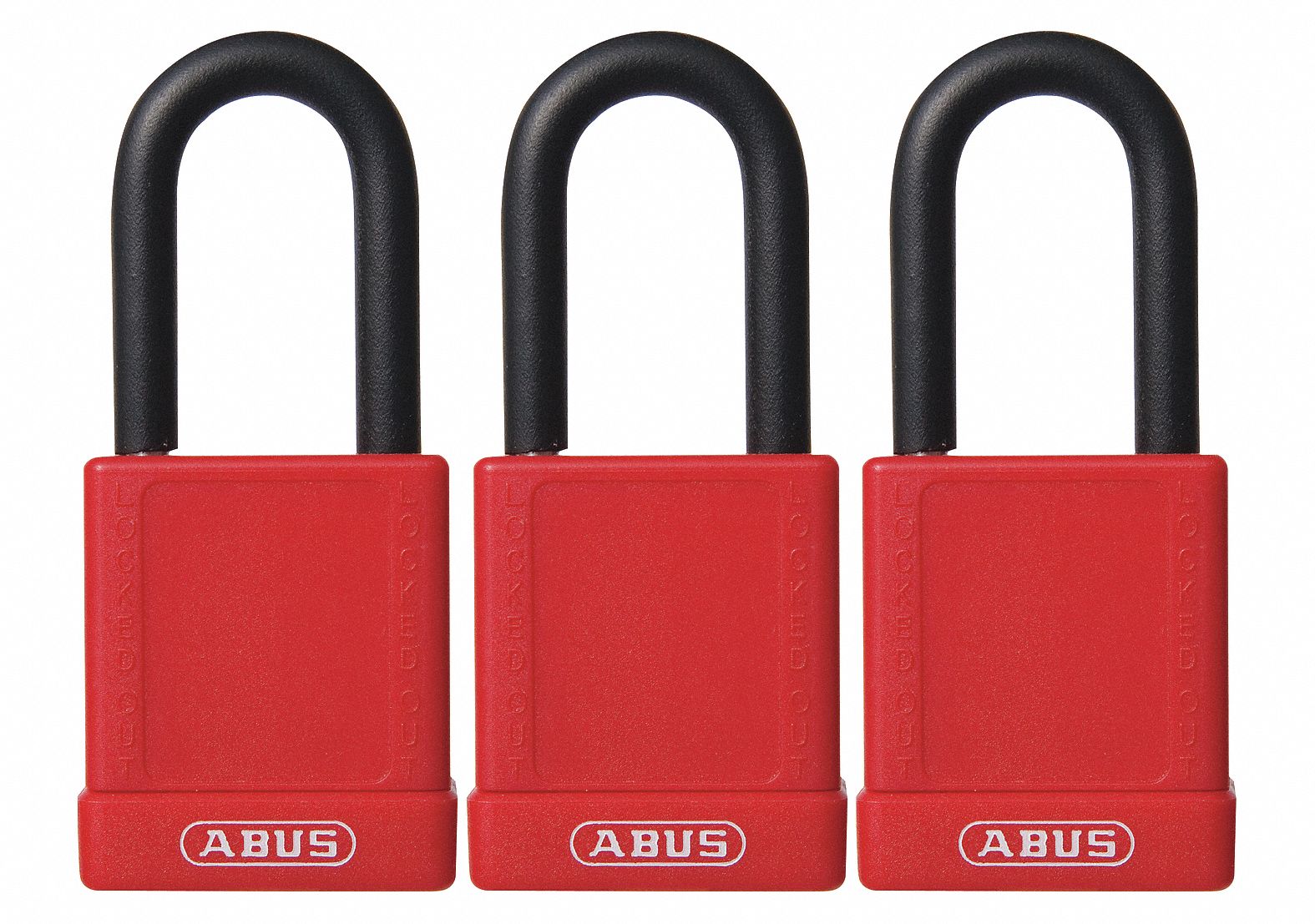 ABUS LOCKOUT PADLOCK,KA,RED,1-3/4"H,PK3 - Lockout Padlocks - WWG35MD68 | 74/40 KAX3 RED ...