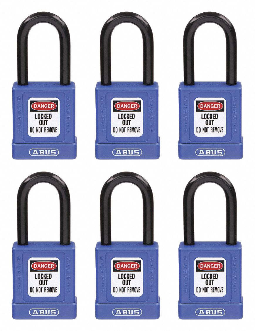 ABUS Candado de Bloqueo Azul con 1 llaves Igual - Candados con ...