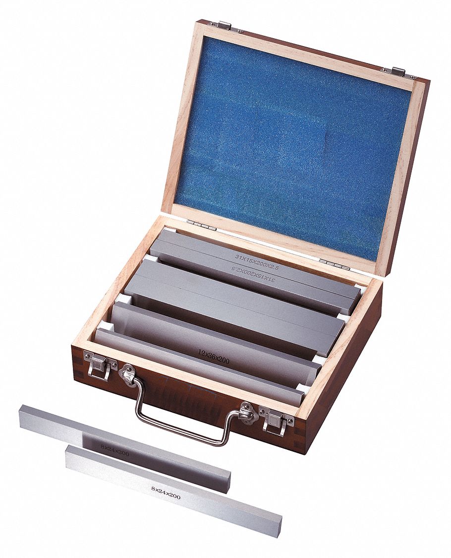 PALMGREN, 8 Pc, Vise Parallel Set - 35MG54|9638978 - Grainger