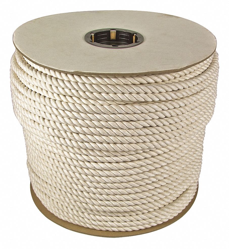 Twisted, 1/2 in Dia, General Purpose Utility Rope - 35MP23|CTF08-01 ...
