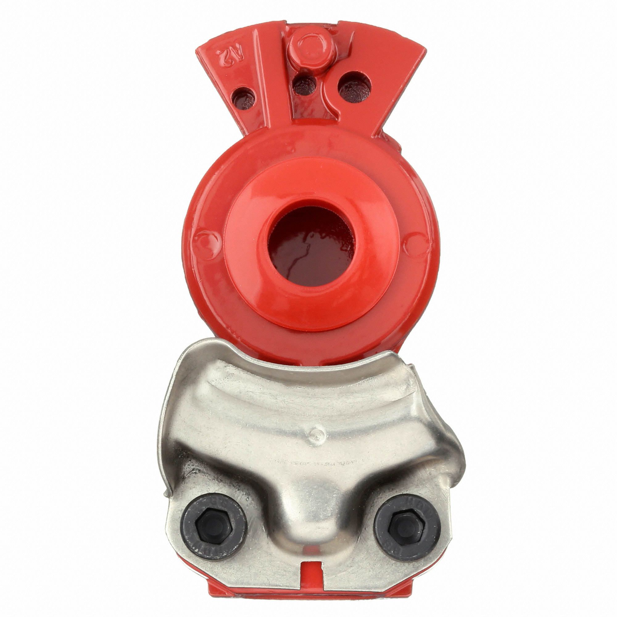 VELVAC Gladhand: 1/2 in Port Size, Aluminum, 90°, 1/2"-14 Thread Size ...