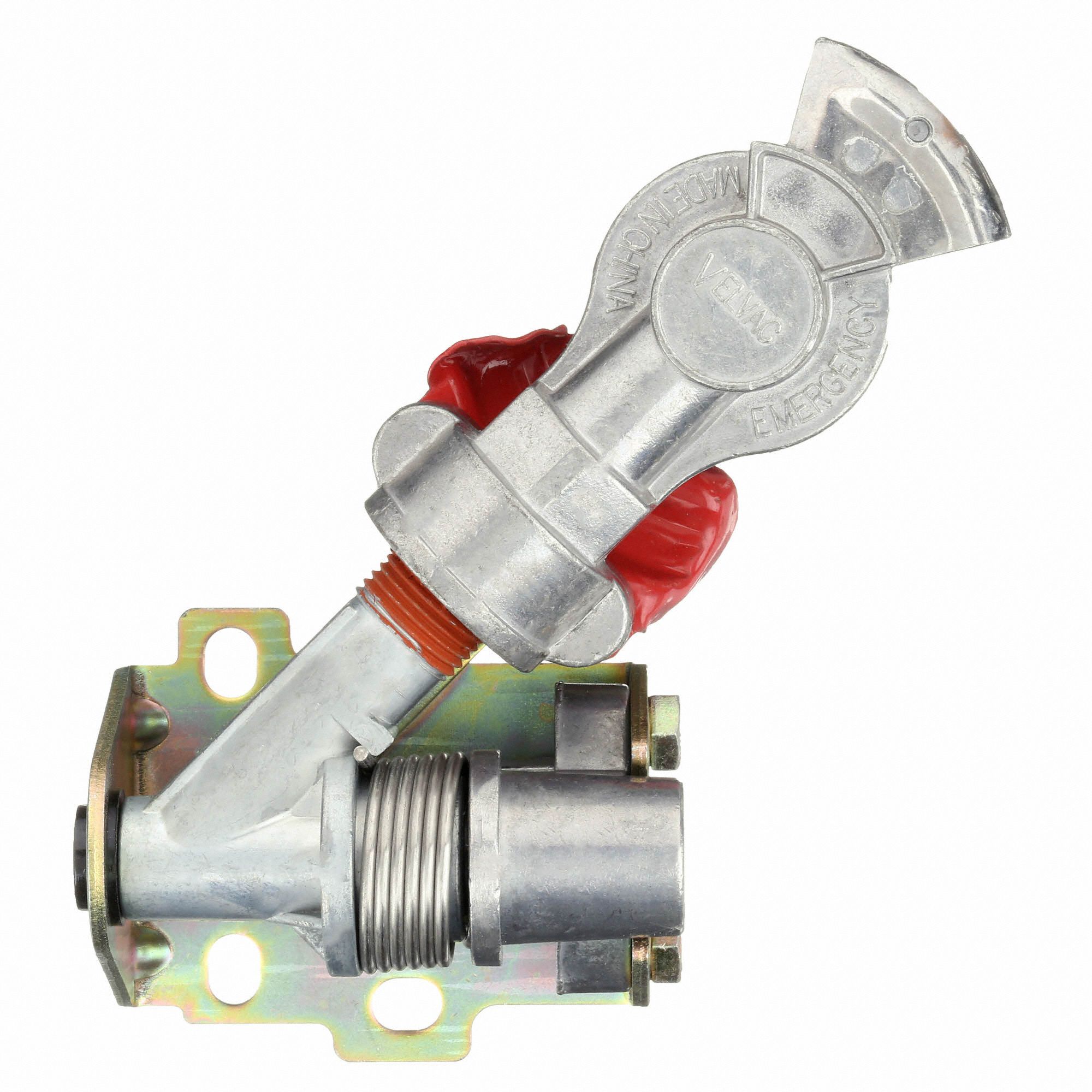 VELVAC Gladhand: 3/8 in Port Size, Aluminum, 45°, 3/8"-18 Thread Size ...