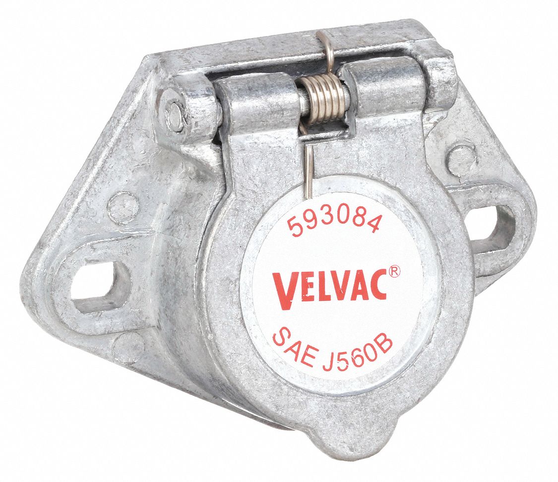 VELVAC, 7-Way, Plastic, Socket - 35NL51|593084 - Grainger