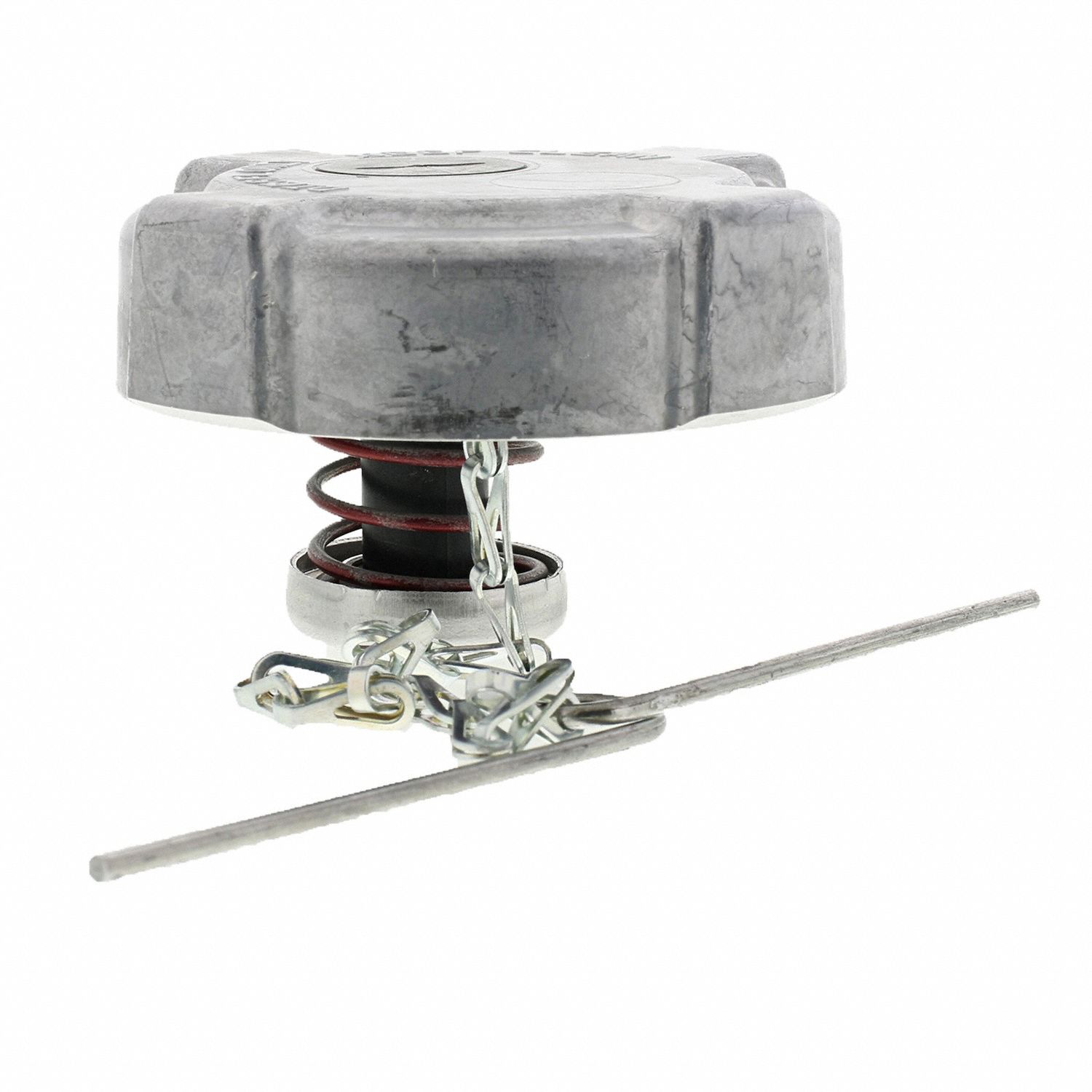 Threaded with Chain and Cross Bar, 3 1/2 in Neck Dia, Fuel Cap - 35PA65 ...