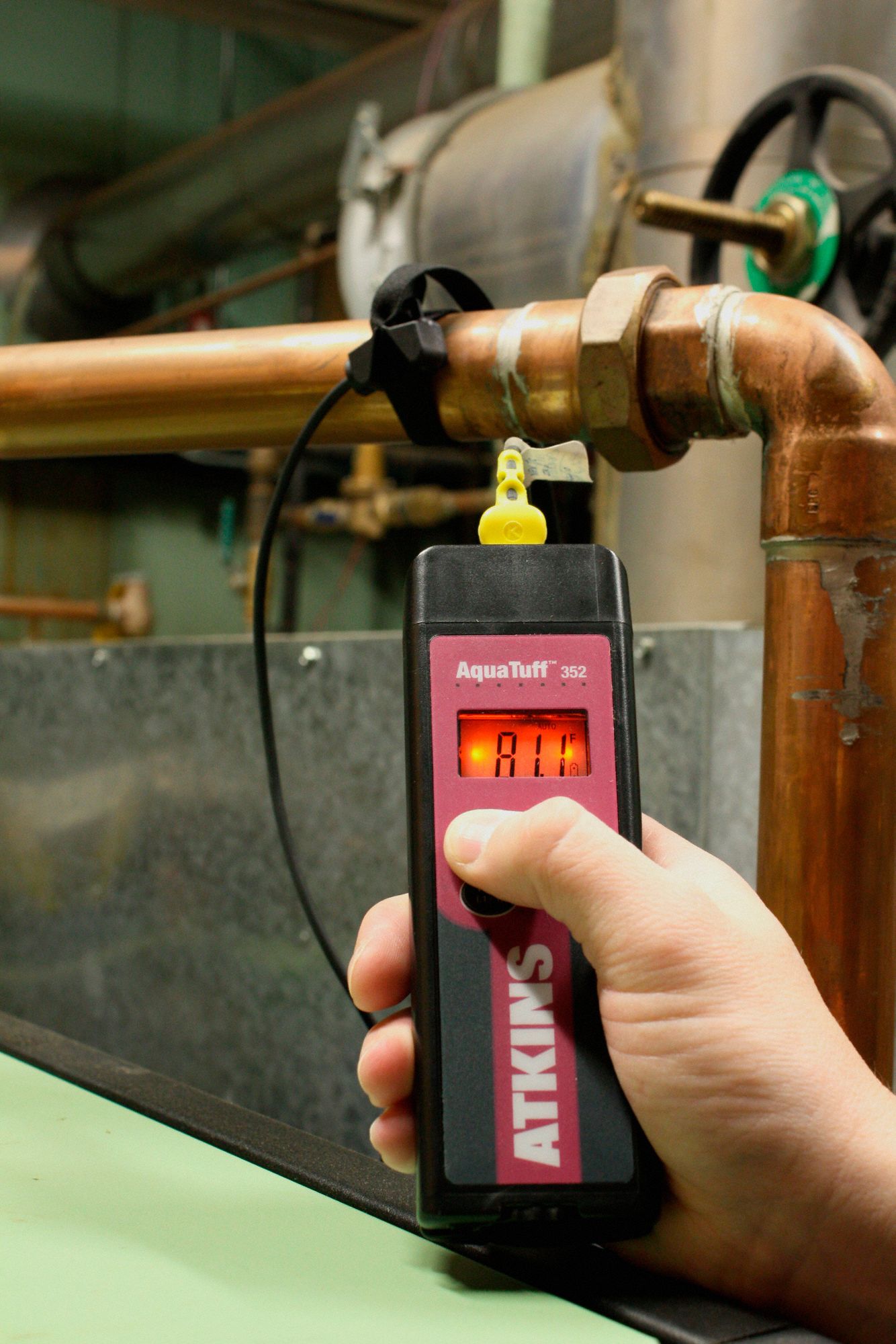 COOPER ATKINS Pipe Strap Surface Temperature Probe: Thermocouple, Type ...
