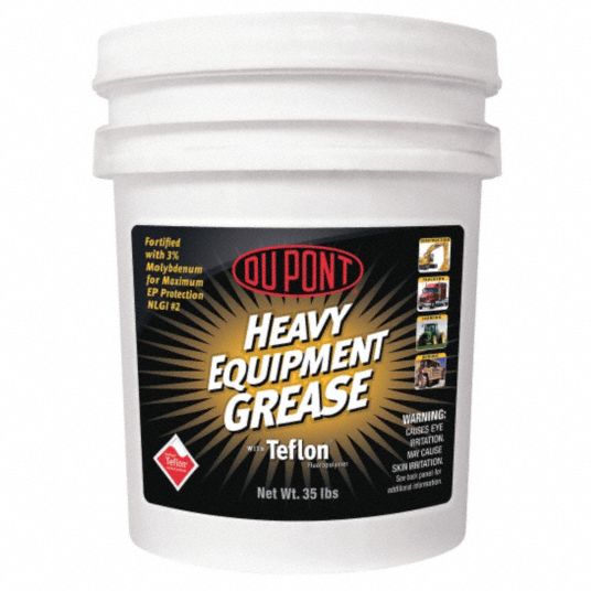 TEFLON Gray, PTFE, Multipurpose Grease, 35 lb, 2 NLGI Grade - 35RP29|MS ...