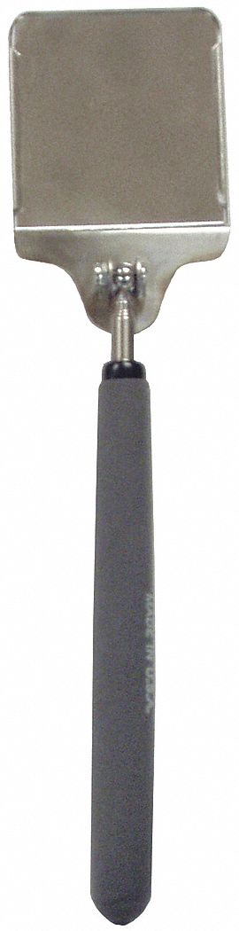 MAG-MATE, 2 1/2 in L x 2 in W Mirror Size, Mirr. Mat. Glass, Inspection ...