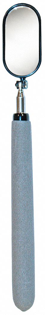 MAG-MATE, 2 in L x 1 in W Mirror Size, Mirr. Mat. Glass, Inspection ...