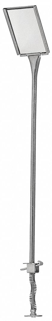 MAG-MATE, 2 1/2 in L x 1 3/4 in W Mirror Size, Mirr. Mat. Glass ...