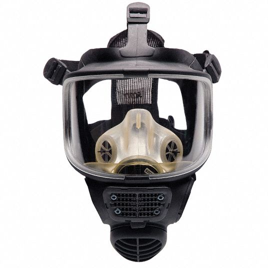 SCOTT SAFETY Full Face Respirator, M/L, Cartridges Included No - 35T221 ...