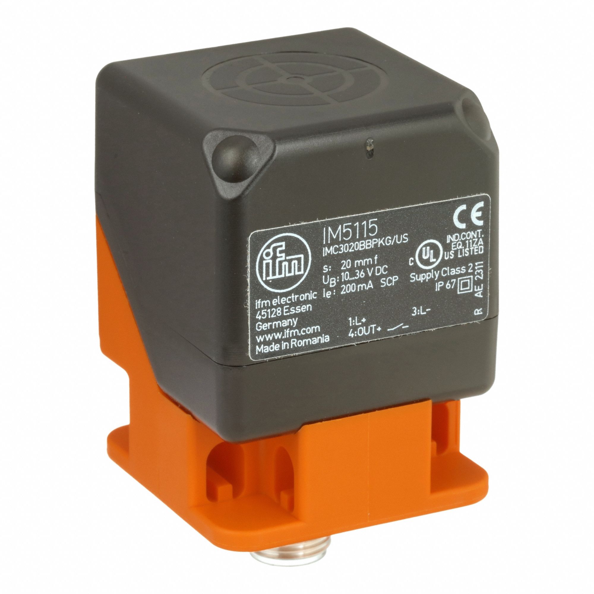IFM, Built-in Connector, Shielded, Inductive Rectangular Proximity ...
