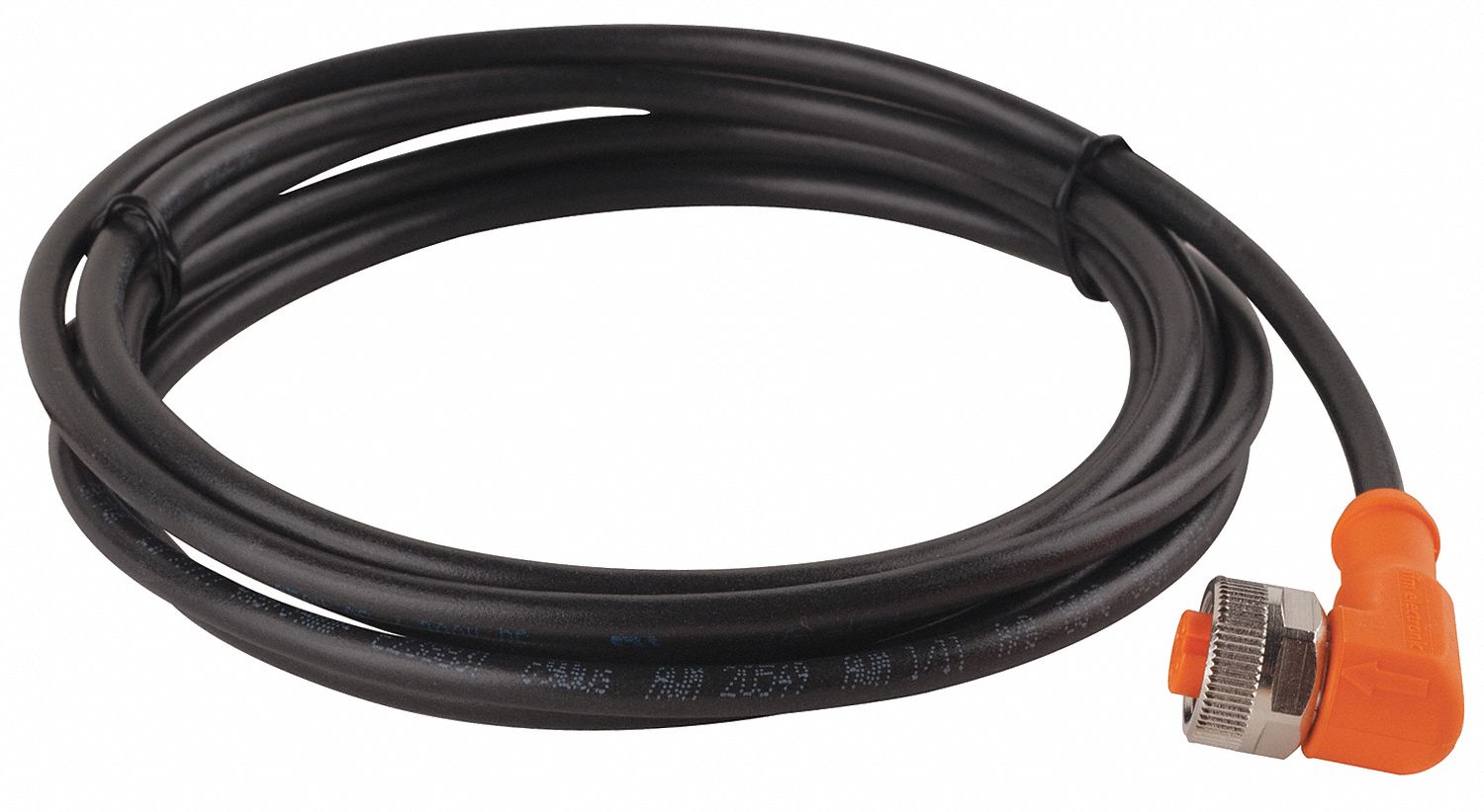 M12 Female Right Angle X Bare Wire, 5 Pins, Cordset - 35T476|EVC004 ...