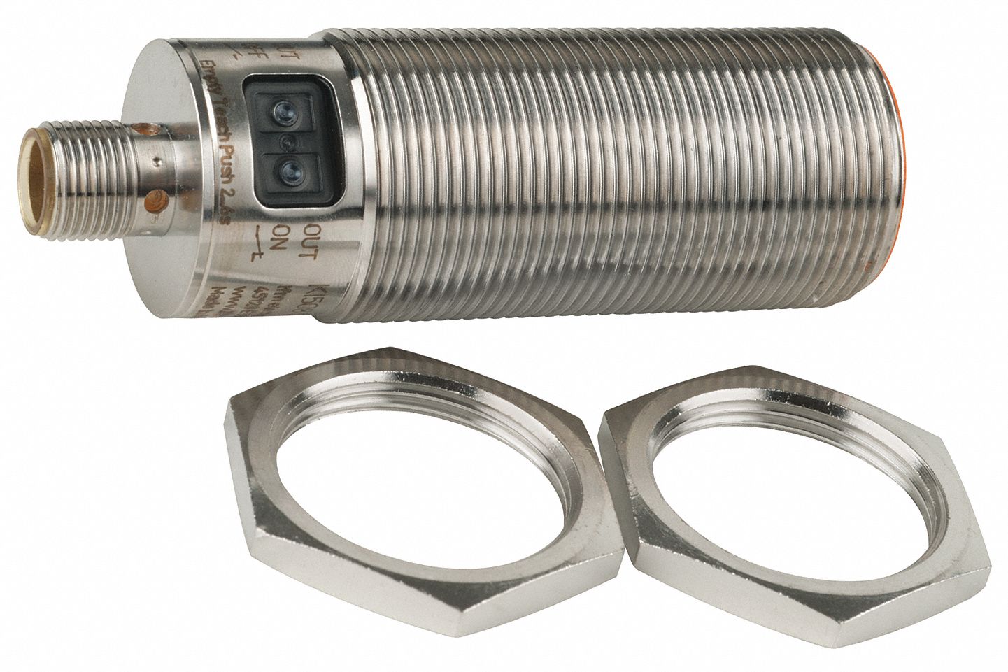 IFM, 30 mm Dia., Built-in Connector, Capacitive Cylindrical Proximity ...