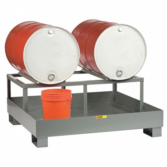 LITTLE GIANT, 2 Drums/Containers, Drum Dispensing Rack, Drum Dispensing ...