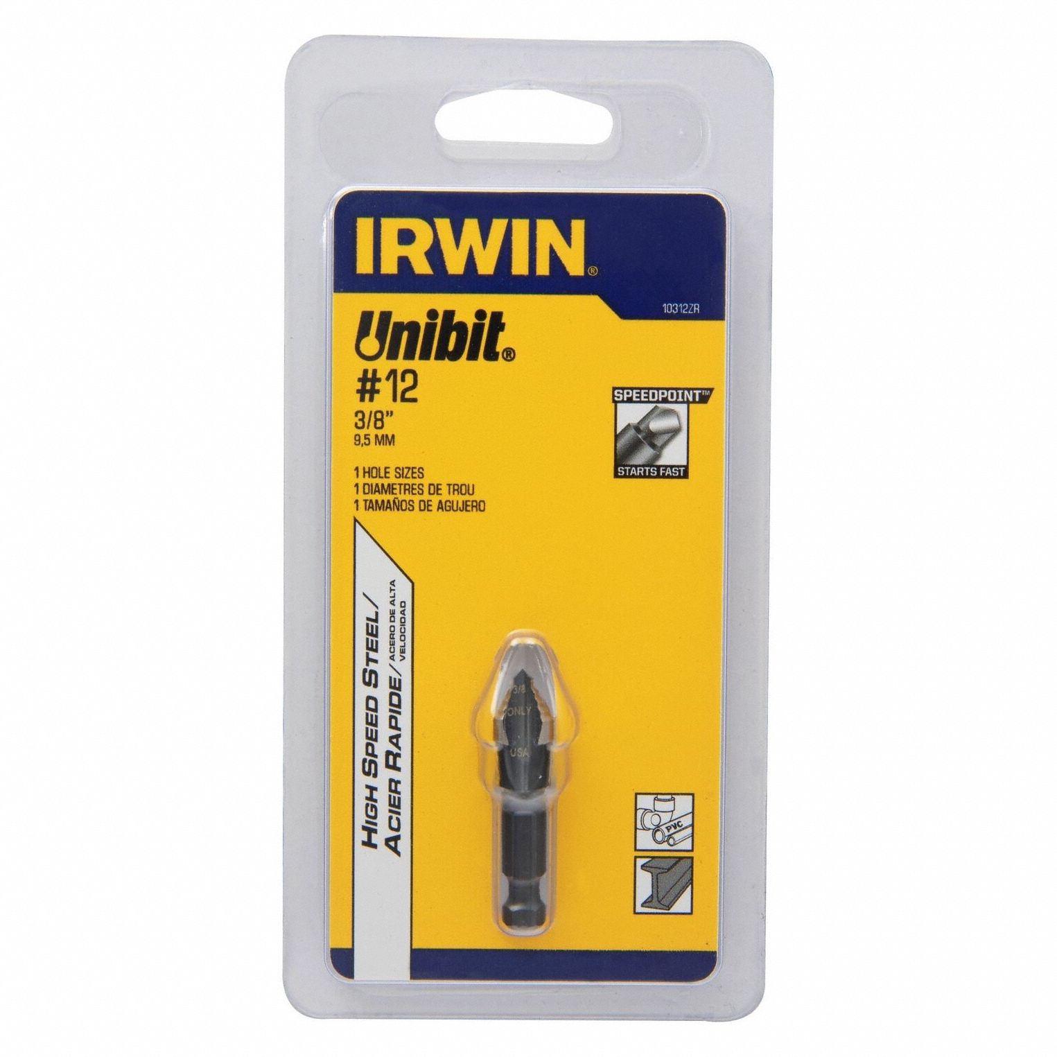 IRWIN, Step Chamfer Drill Bit - 35T742|10312ZR - Grainger