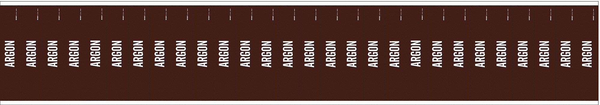 Argon, Brown, Pipe Marker - 35TH74|108483 - Grainger