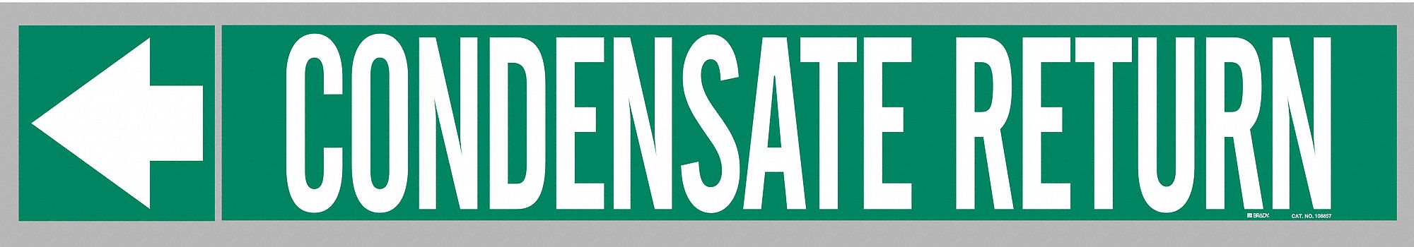 Condensate Return, Green, Pipe Marker - 35TH92|108857 - Grainger