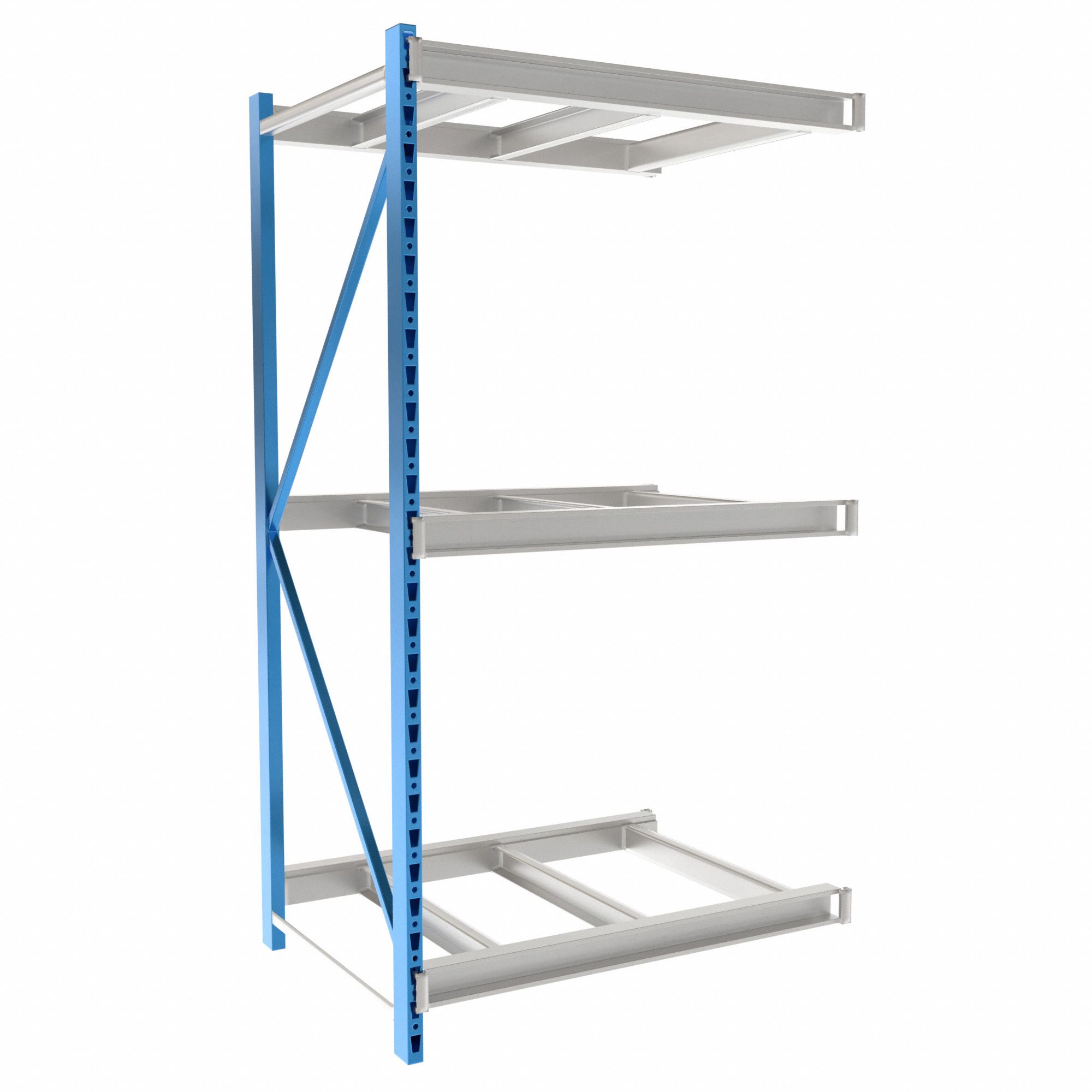 HALLOWELL, Add-On, Heavy-Duty, Bulk Rack Shelving - 35UP54|HBR483687-3A ...