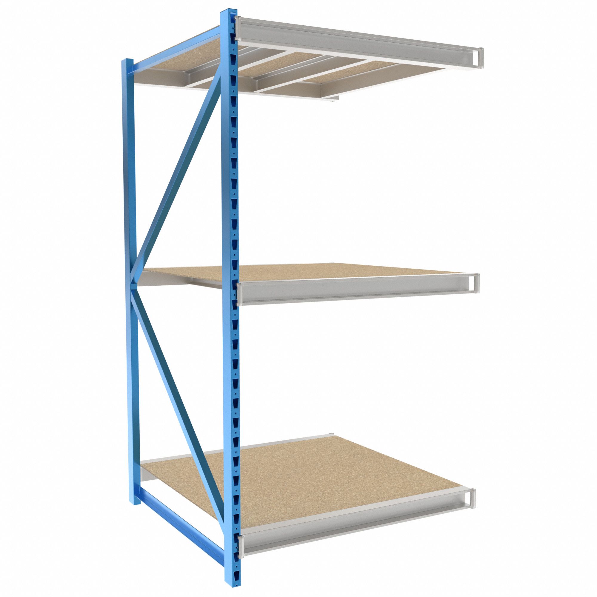 HALLOWELL, Add-On, Heavy-Duty, Bulk Rack Shelving - 35UP67|HBR484887-3A ...