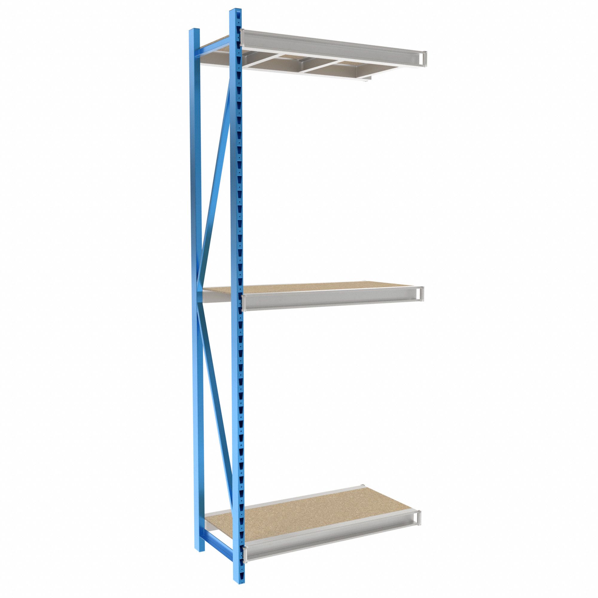 HALLOWELL, Add-On, Heavy-Duty, Bulk Rack Shelving - 35UP71|HBR4824123 ...