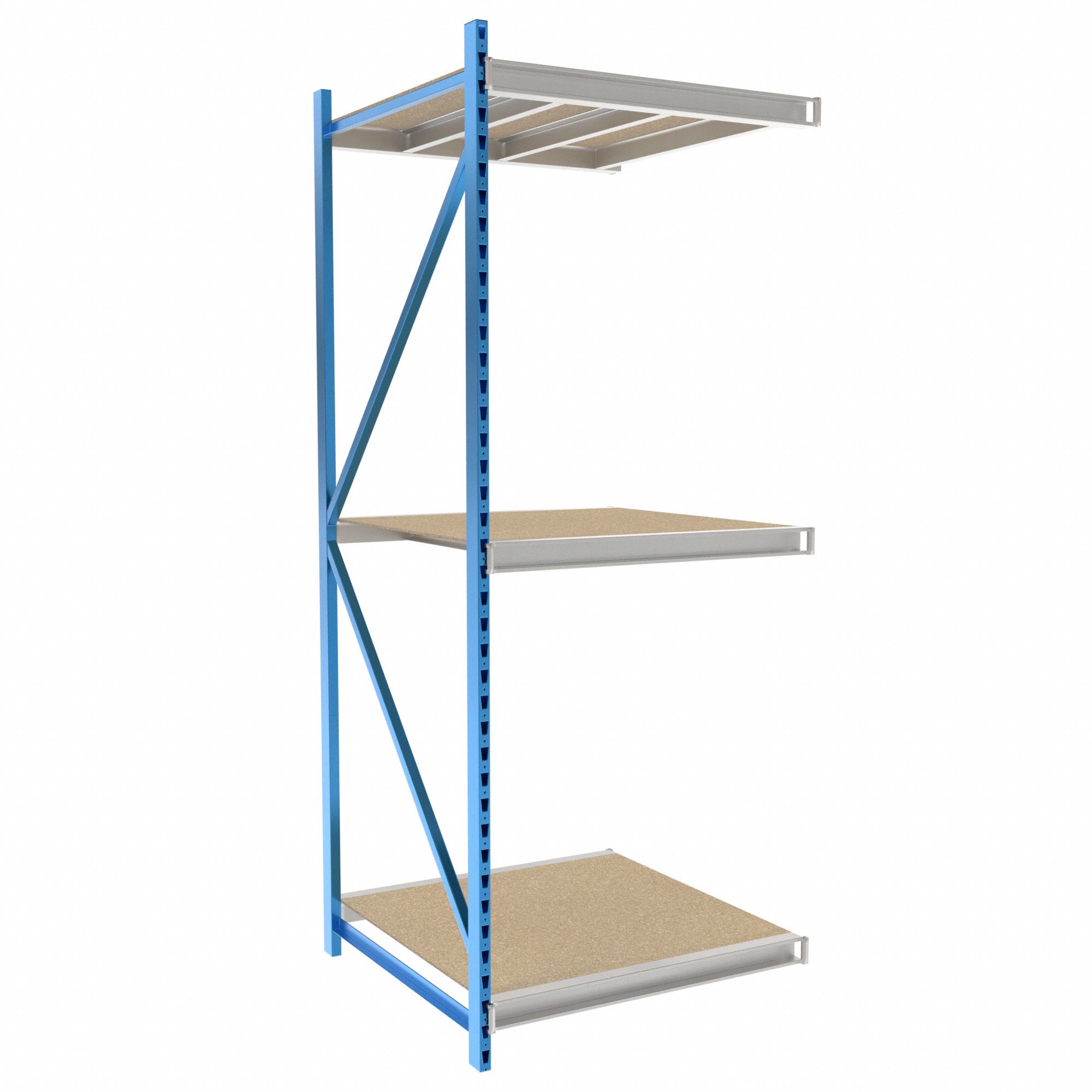 HALLOWELL, Add-On, Heavy-Duty, Bulk Rack Shelving - 35UP73|HBR4848123 ...