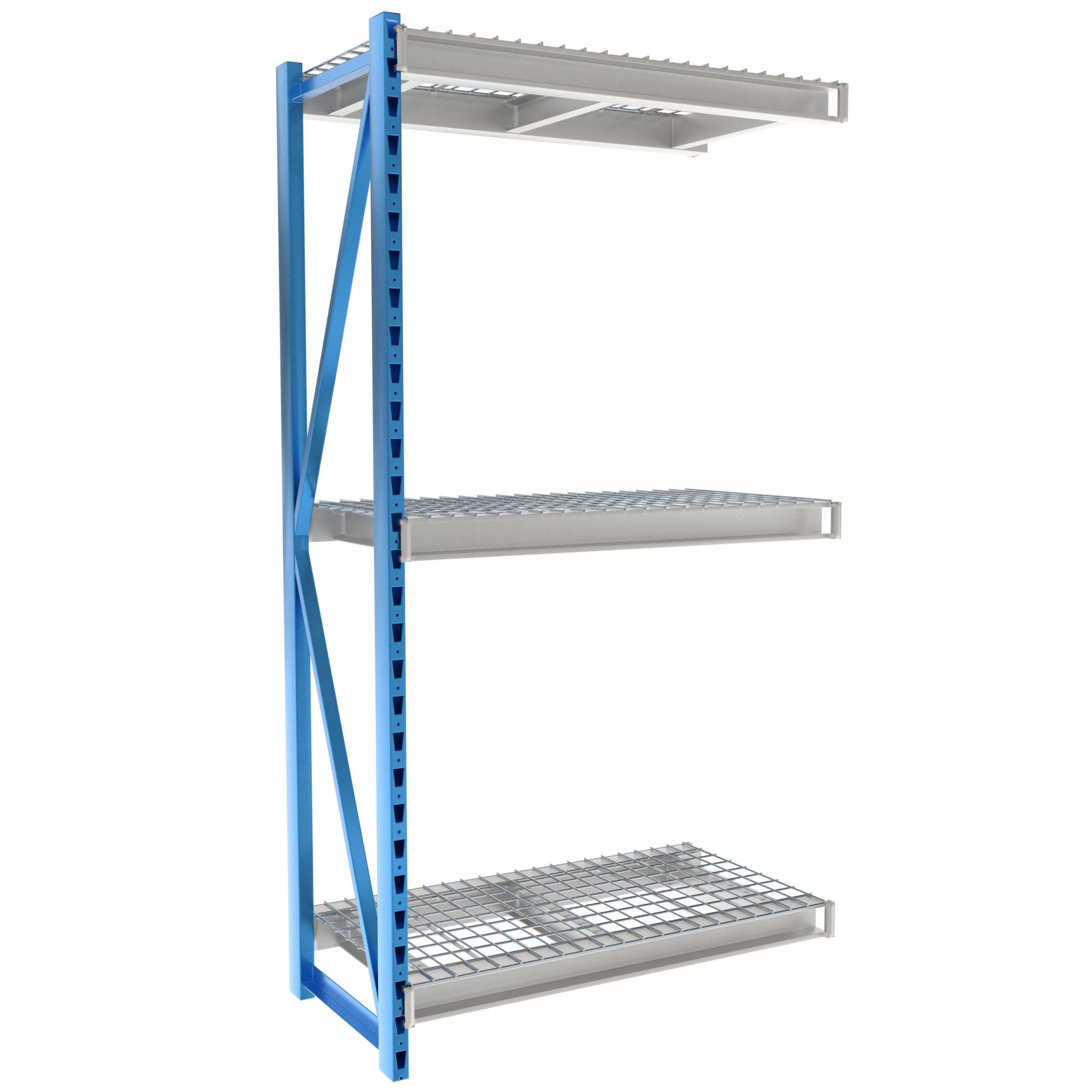 HALLOWELL, Add-On, Heavy-Duty, Bulk Rack Shelving - 35UP77|HBR482487-3A ...