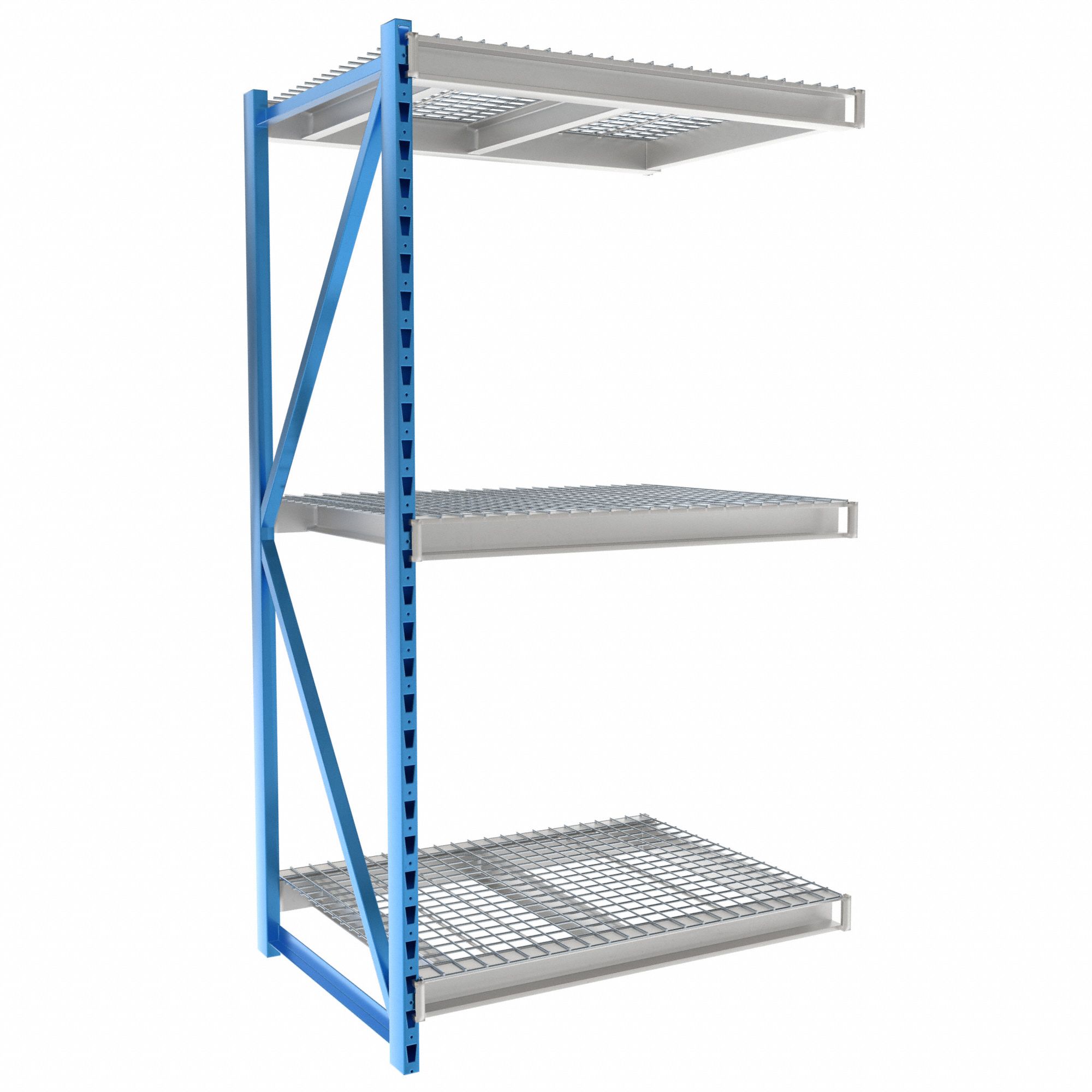 HALLOWELL, Add-On, Heavy-Duty, Bulk Rack Shelving - 35UP78|HBR483687-3A ...