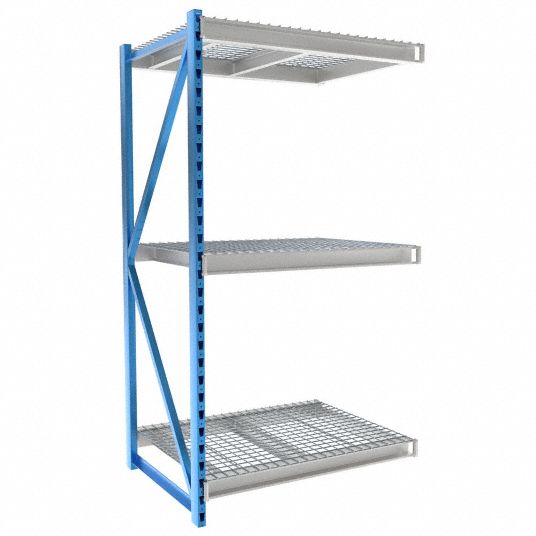 HALLOWELL, Add-On, Heavy-Duty, Bulk Rack Shelving - 35UP78|HBR483687-3A ...