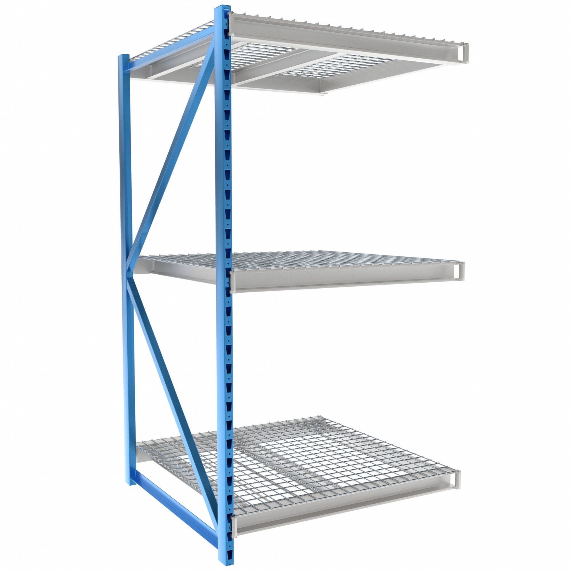 HALLOWELL, Add-On, Heavy-Duty, Bulk Rack Shelving - 35UP79|HBR484887-3A ...