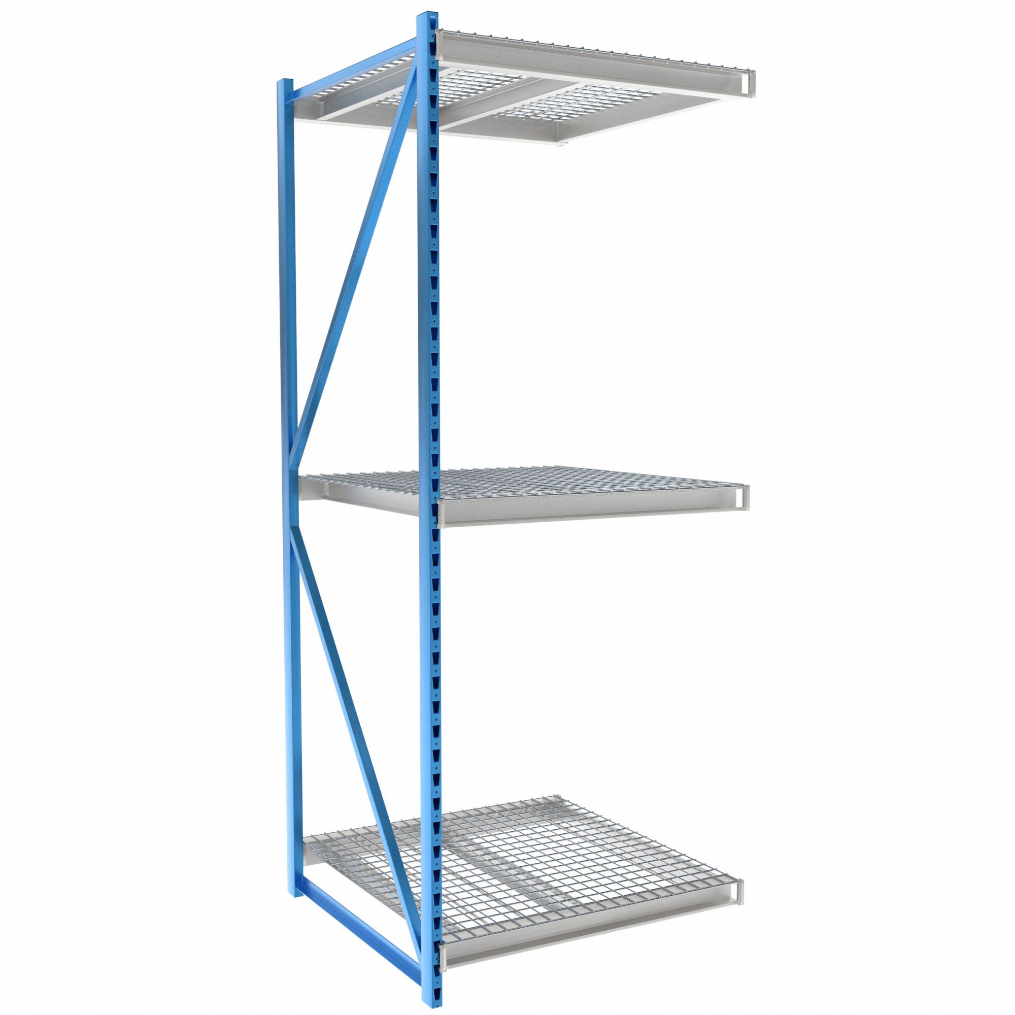 HALLOWELL, Add-On, Heavy-Duty, Bulk Rack Shelving - 35UP85|HBR4848123 ...