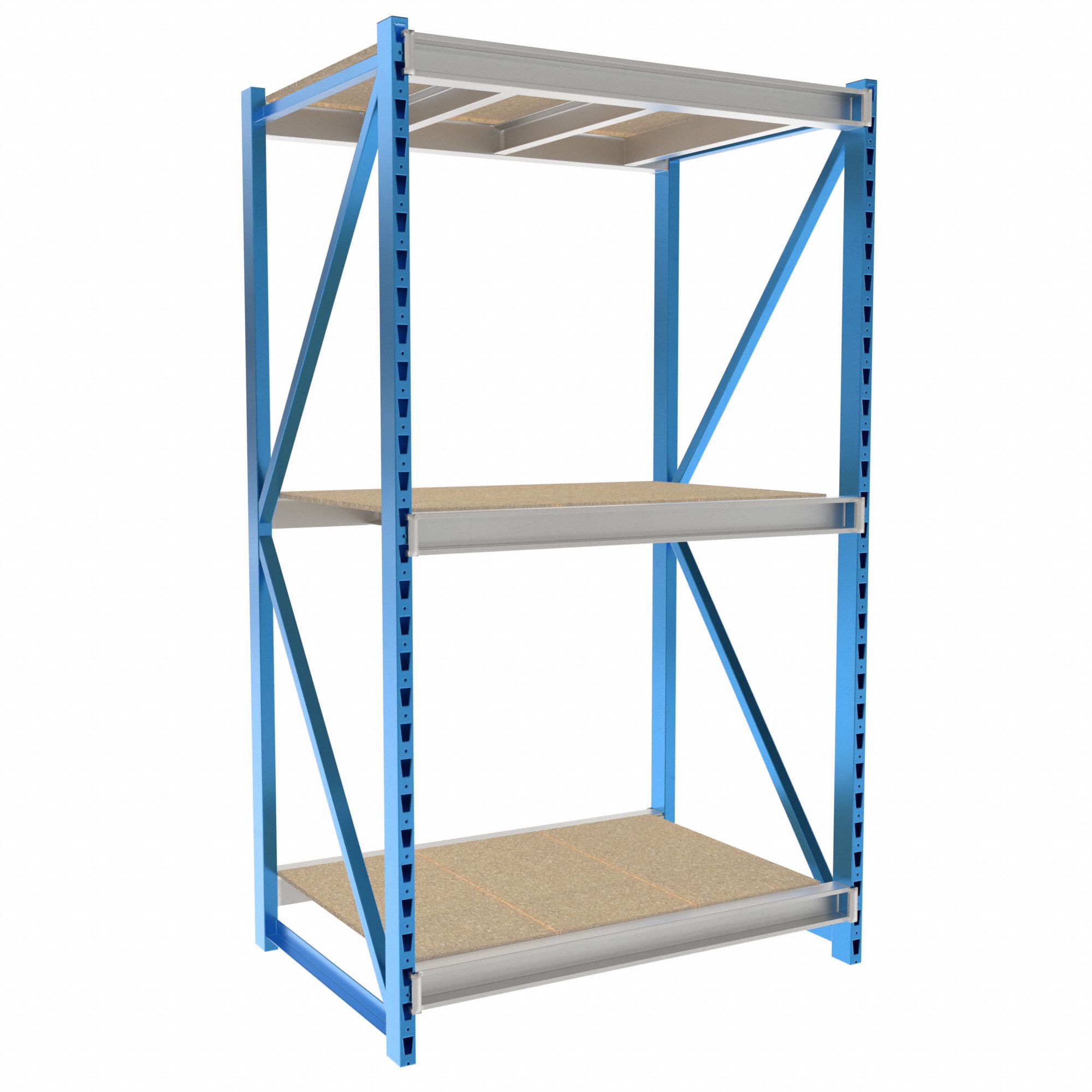 HALLOWELL, Starter, Heavy-Duty, Bulk Rack Shelving - 35UP87|HBR483687 ...