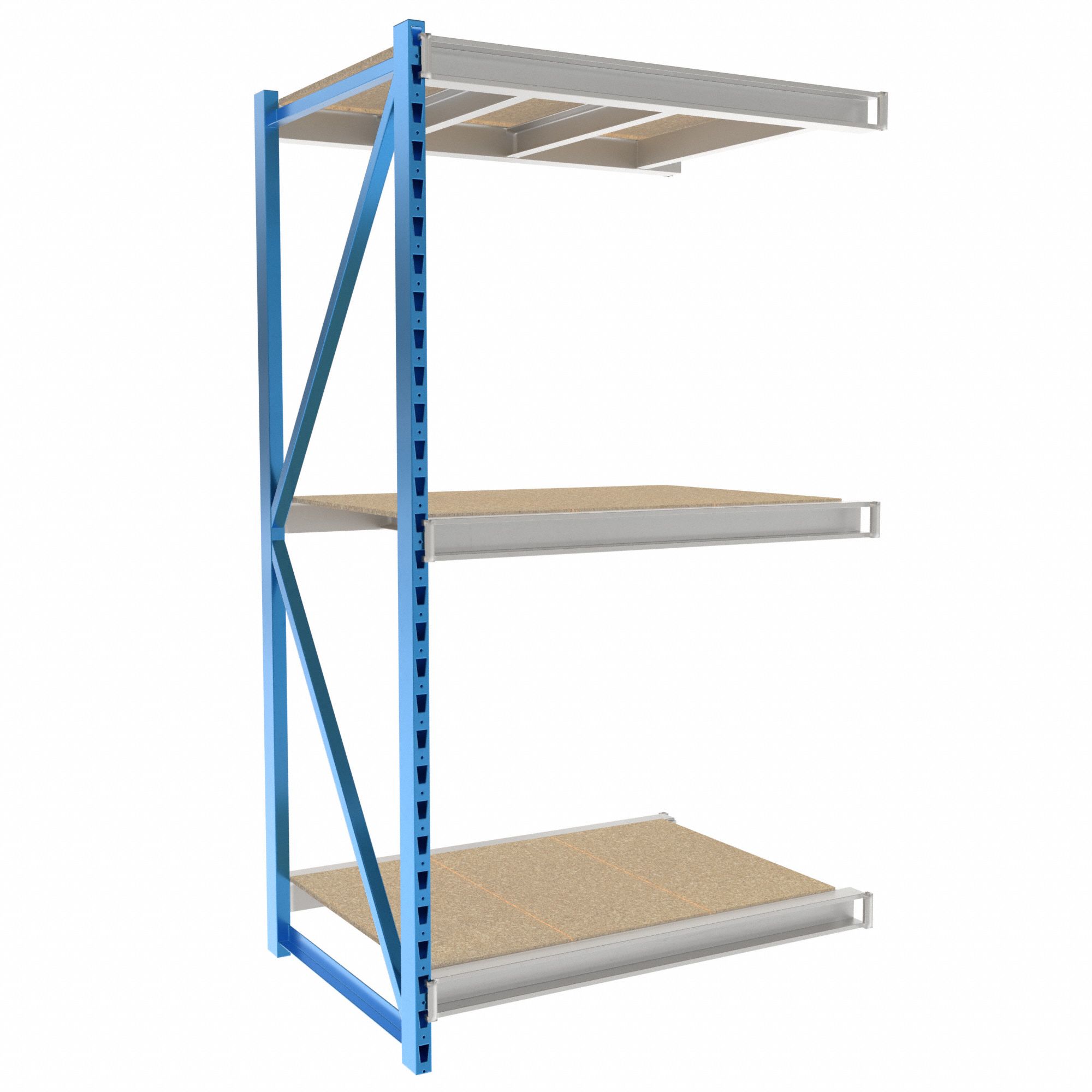 HALLOWELL, Add-On, Heavy-Duty, Bulk Rack Shelving - 35UP90|HBR483687-3A ...