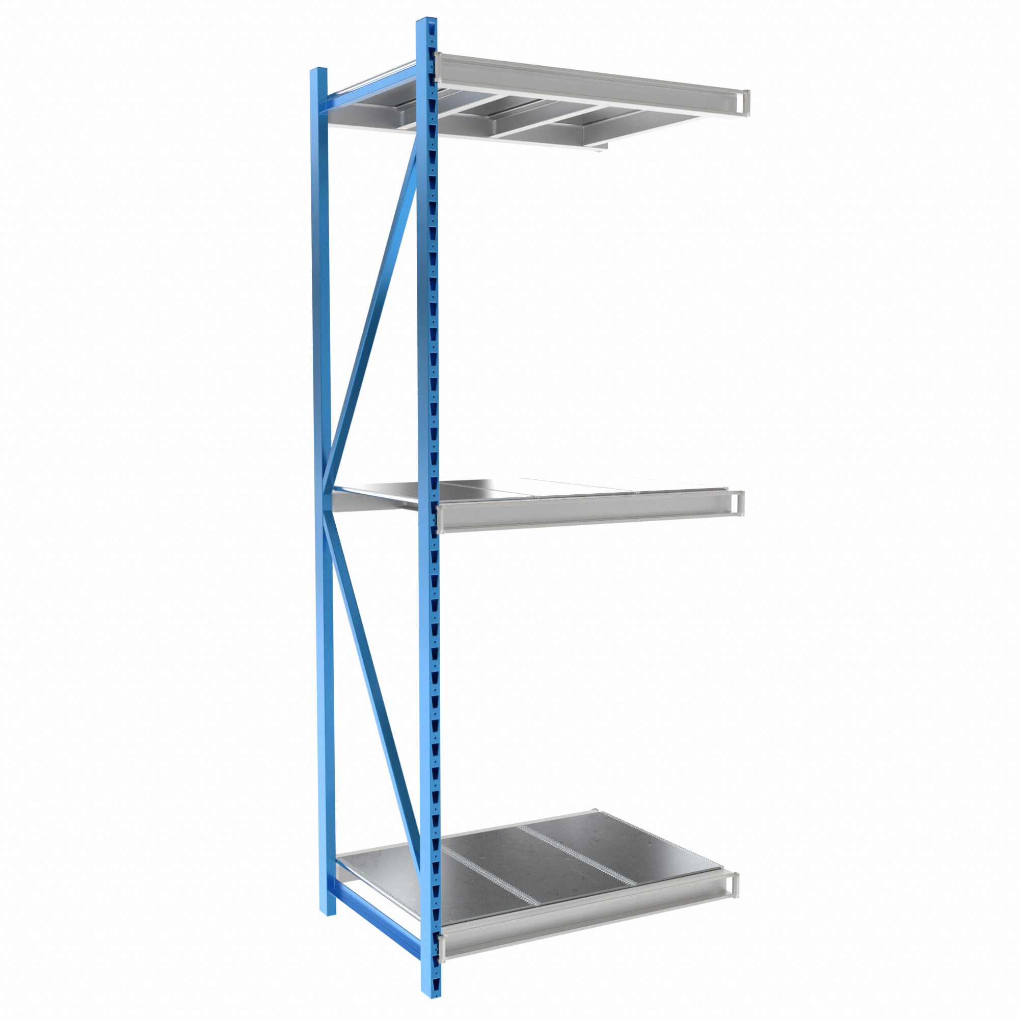 HALLOWELL, Add-On, Heavy-Duty, Bulk Rack Shelving - 35UP96|HBR4836123 ...
