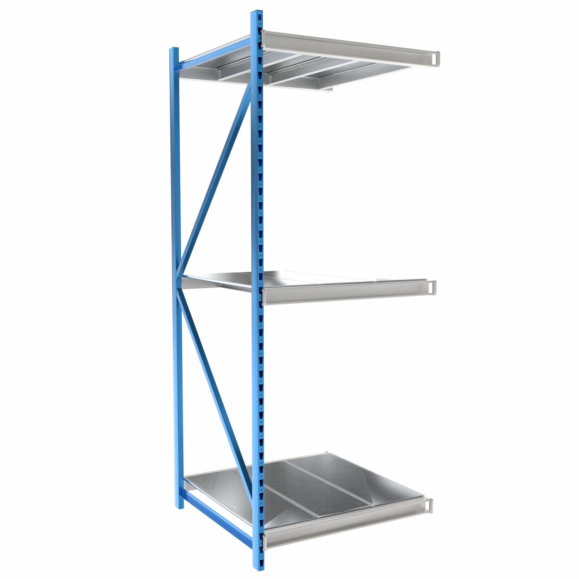 HALLOWELL, Add-On, Heavy-Duty, Bulk Rack Shelving - 35UP97|HBR4848123 ...