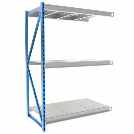 HALLOWELL, Add-On, Heavy-Duty, Bulk Rack Shelving - 35UR39|HBR603687-3A ...