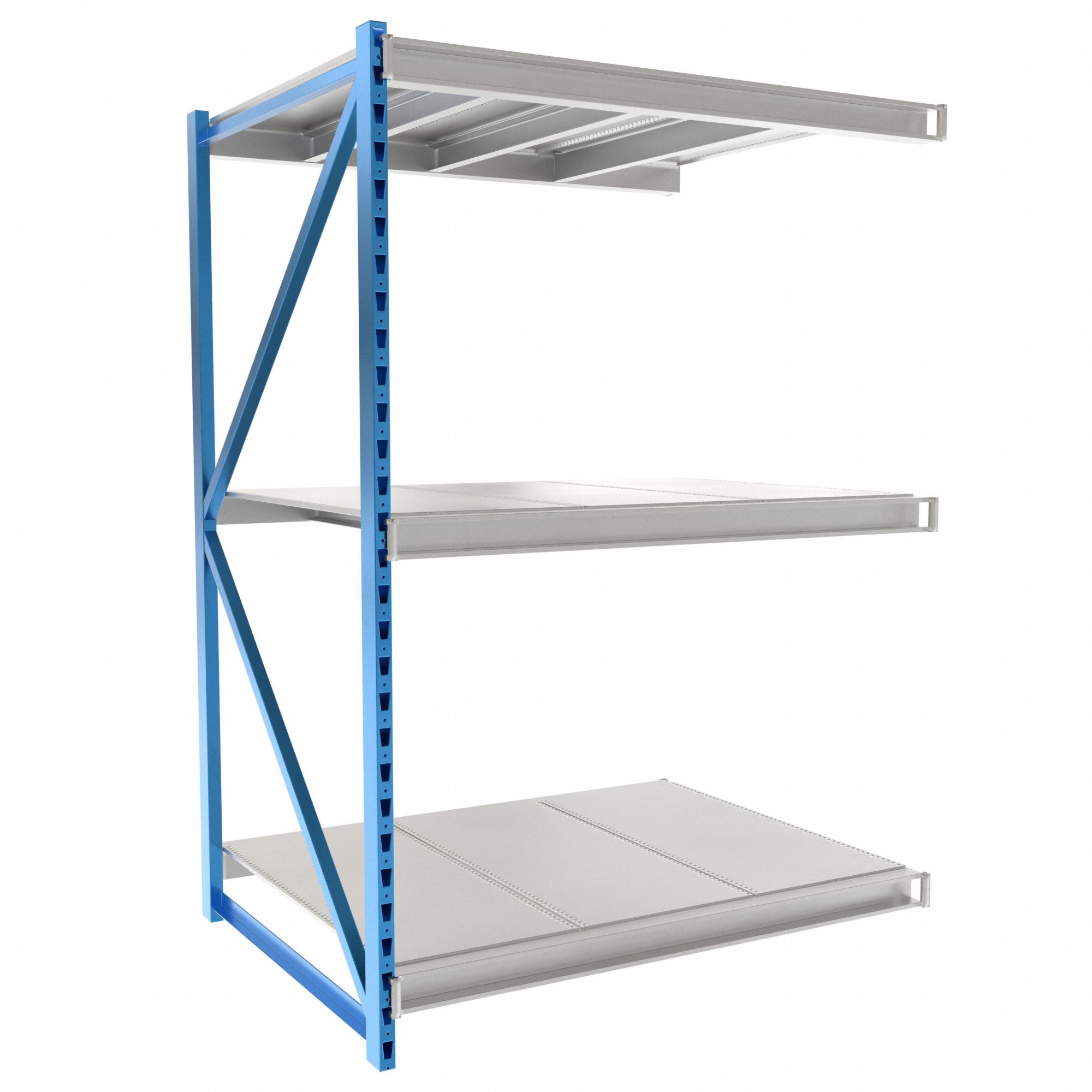 HALLOWELL, Add-On, Heavy-Duty, Bulk Rack Shelving - 35UR40|HBR604887-3A ...