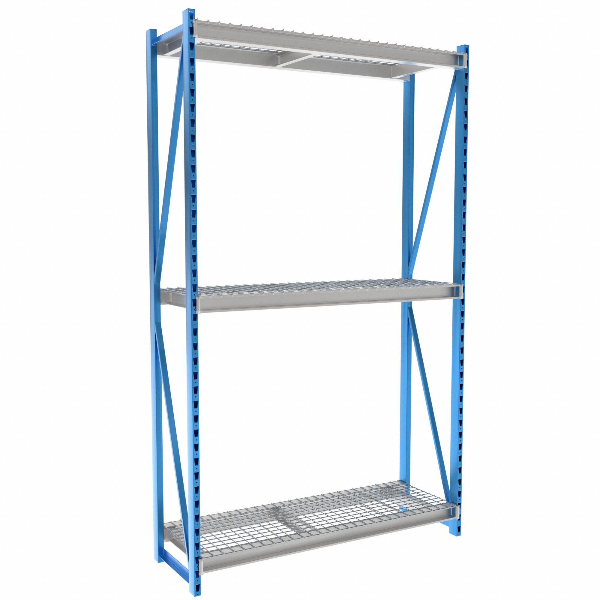 HALLOWELL, Add-On, Heavy-Duty, Bulk Rack Shelving - 35UR80|HBR7224123 ...