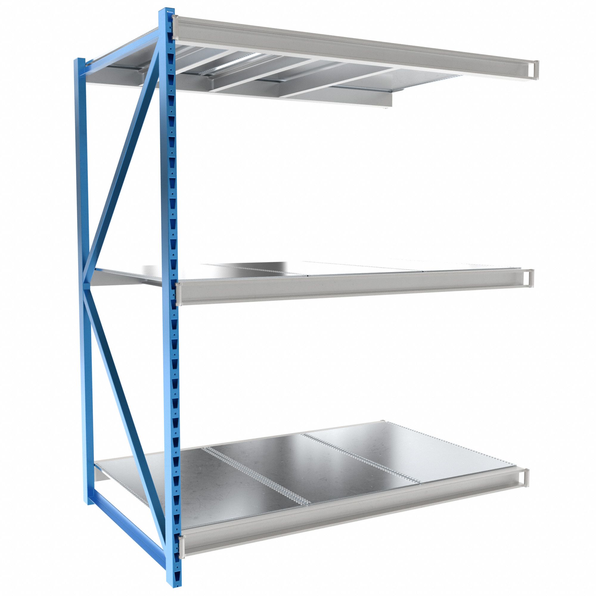 HALLOWELL, Add-On, Heavy-Duty, Bulk Rack Shelving - 35UR88|HBR724887-3A ...