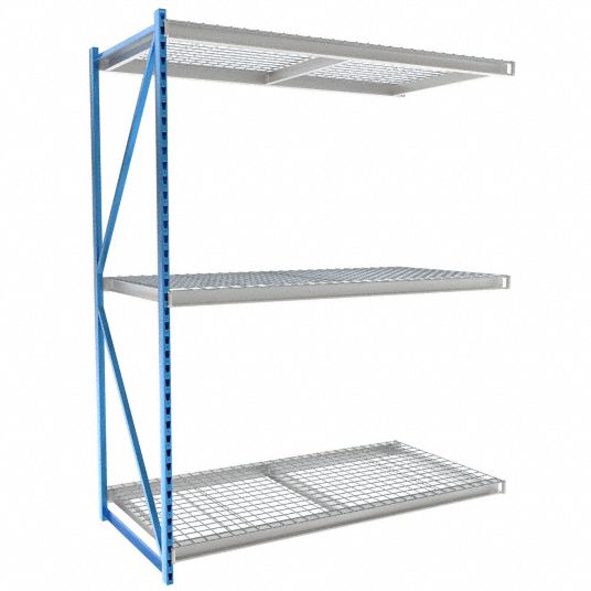 HALLOWELL, Add-On, Heavy-Duty, Bulk Rack Shelving - 35UT31|HBR9648123 ...