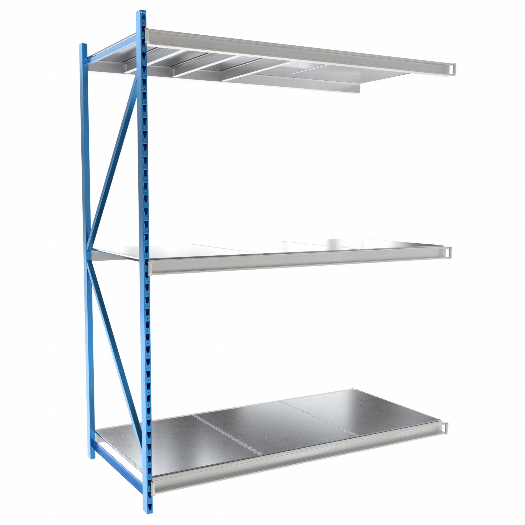 HALLOWELL, Add-On, Heavy-Duty, Bulk Rack Shelving - 35UT43|HBR9648123 ...