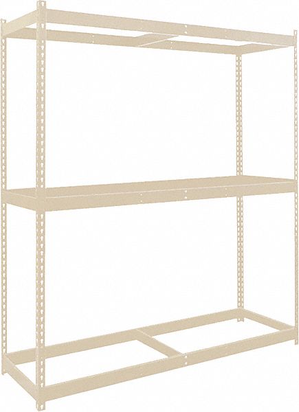 HALLOWELL Boltless Shelving: Starter, Heavy-Duty, 72 in x 48 in, 84 in ...