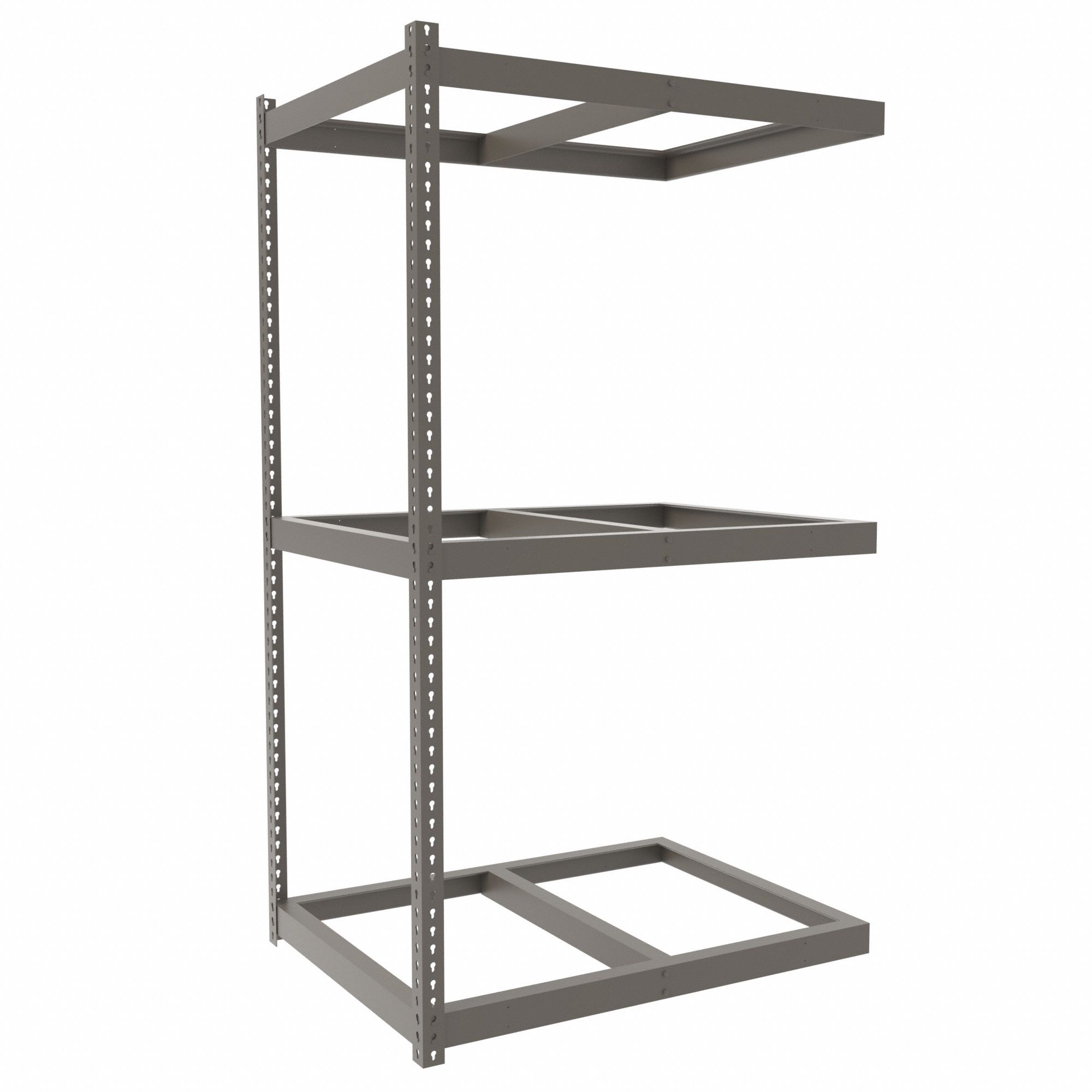 HALLOWELL, Add-On, Medium-Duty, Boltless Shelving - 35UU33|DRHC483684 ...