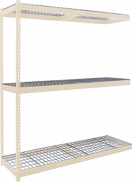 HALLOWELL, Add-On, Heavy-Duty, Boltless Shelving - 35UV96|DRCC963684-3A ...