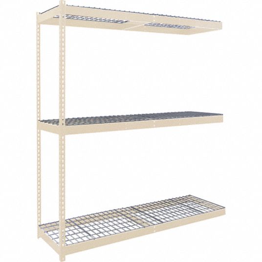 HALLOWELL, Add-On, Heavy-Duty, Boltless Shelving - 35UV96|DRCC963684-3A ...